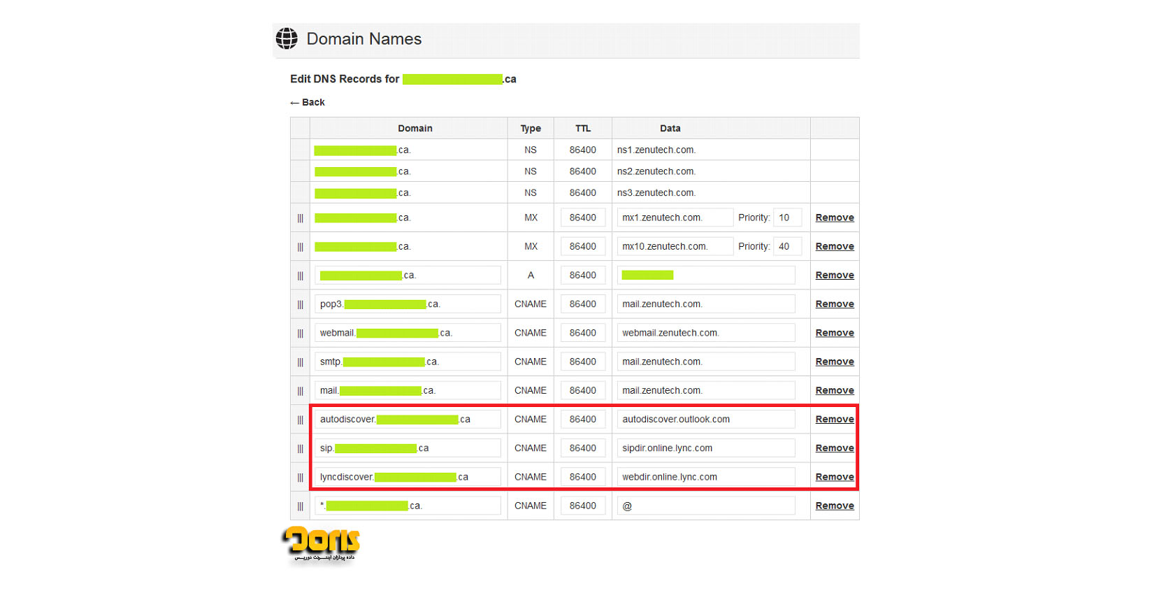 رکورد CNAME چیست؟ - وب هاستینگ دوریس